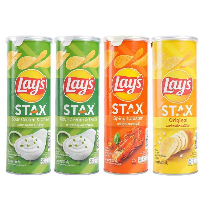 Thailand Lays Potato Chips Spicy Lobster Flavor 100g Wholesale Canned ...