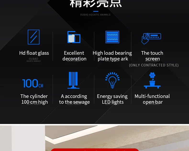 Siamese Bullet Fish Tank Aquarium Tank Fish Glass Glass Tank Fish ...