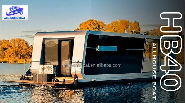 Tiny Cheap Steel Large Pyramid Yacht House Small Houseboats Boathouse ...