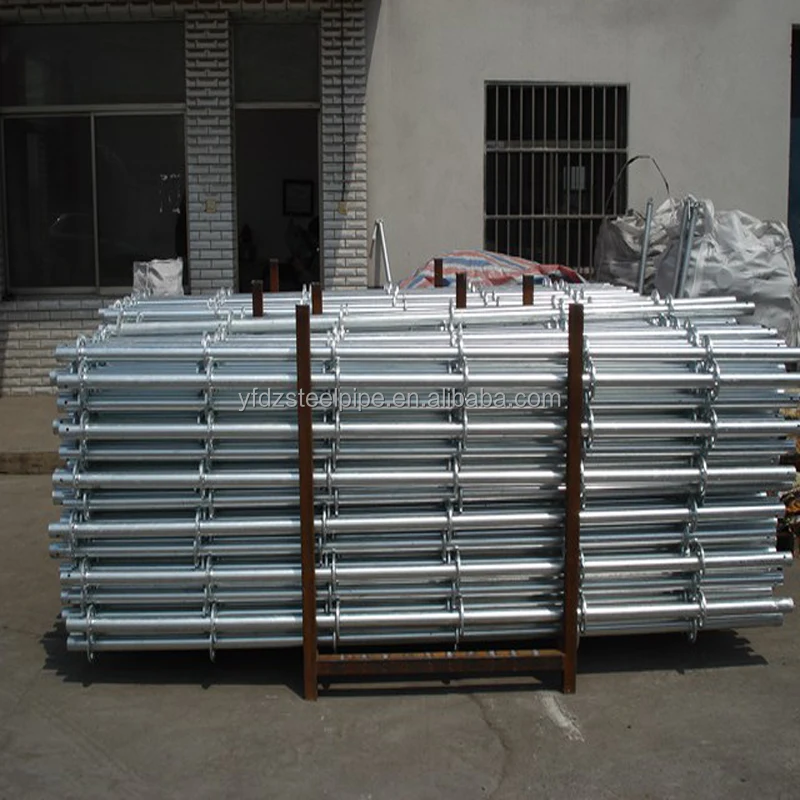 Scaffold Cross Bar Tower Step Ladder Galvanized Scaffolding Tower Ring ...