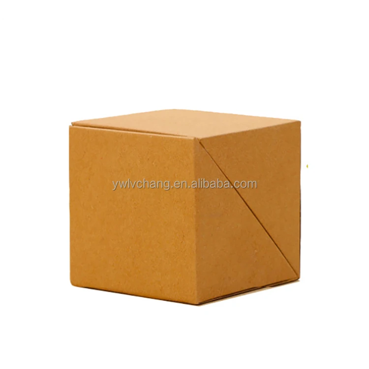 Custom Foldable Square Cube Kraft Paper Sticky Note Memo Pad Box With ...