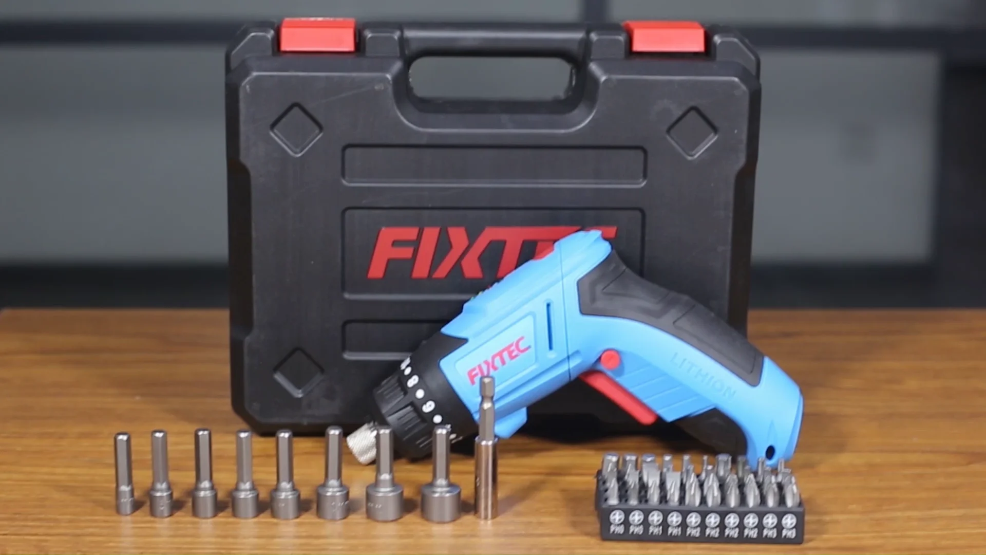 Fixtec Industrial Quality Ce Rechargeable Battery Operated Cordless Electric Screwdrivers With ...