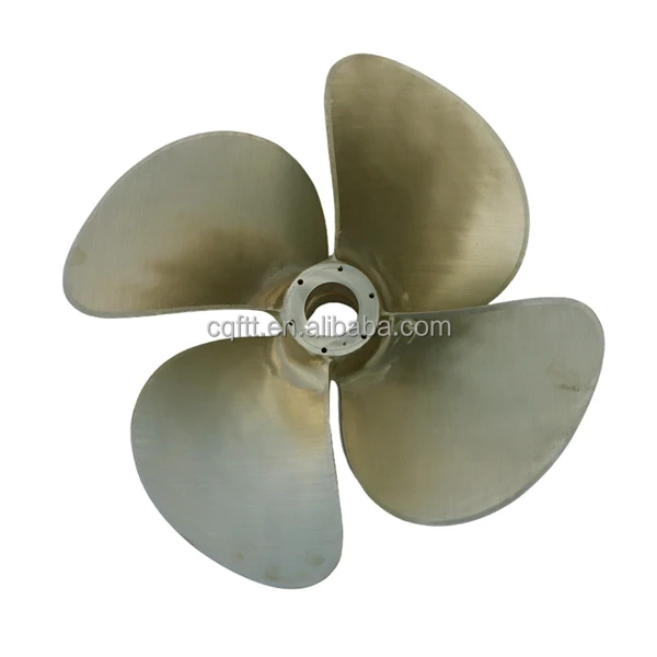 Marine Bronze Propeller - Durable 4 Blade Conventional Propeller