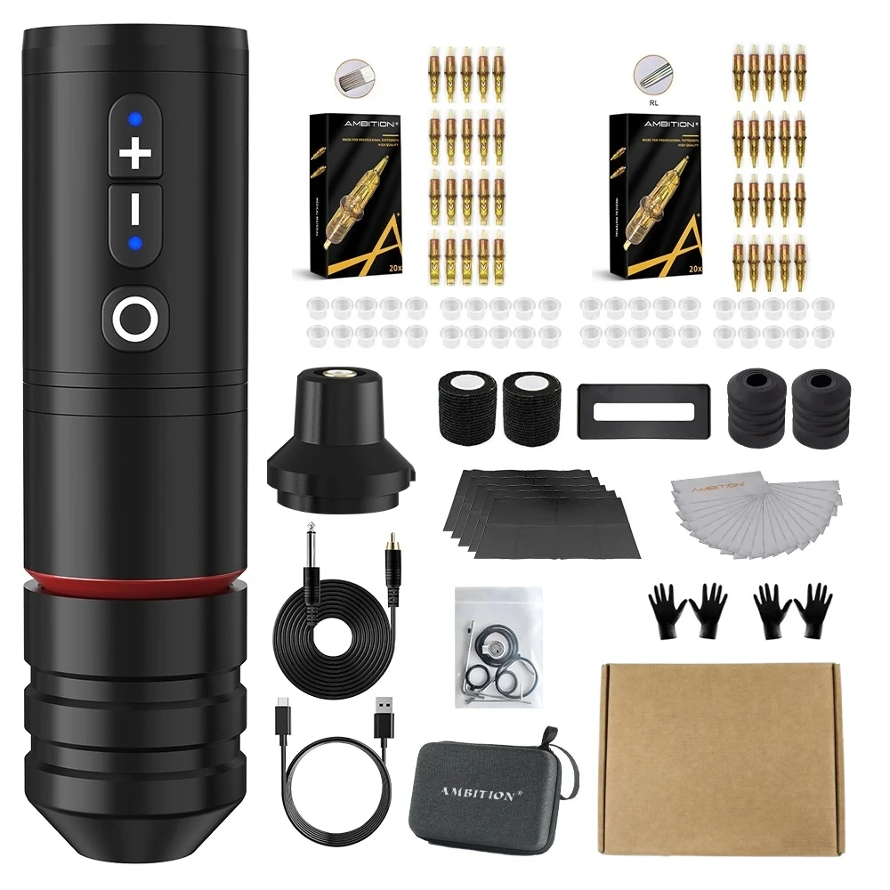 Ambition Ninja Pro 2400mah Battery Professional Wireless Rotary Tattoo ...