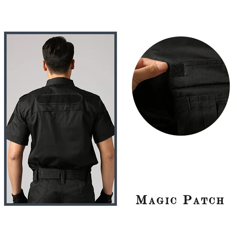 Custom Black Guard Uniforms Tactical Clothing Security Guard Workshop ...