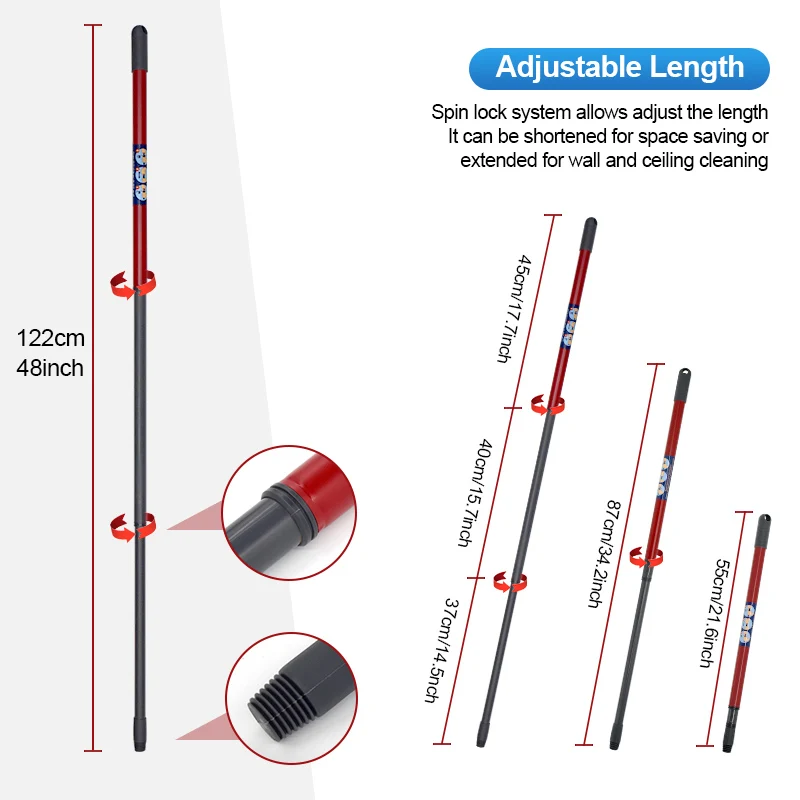 Full Mop Set 360 Degree Rotating Magic Spin Rotating Mop And Bucket Set ...