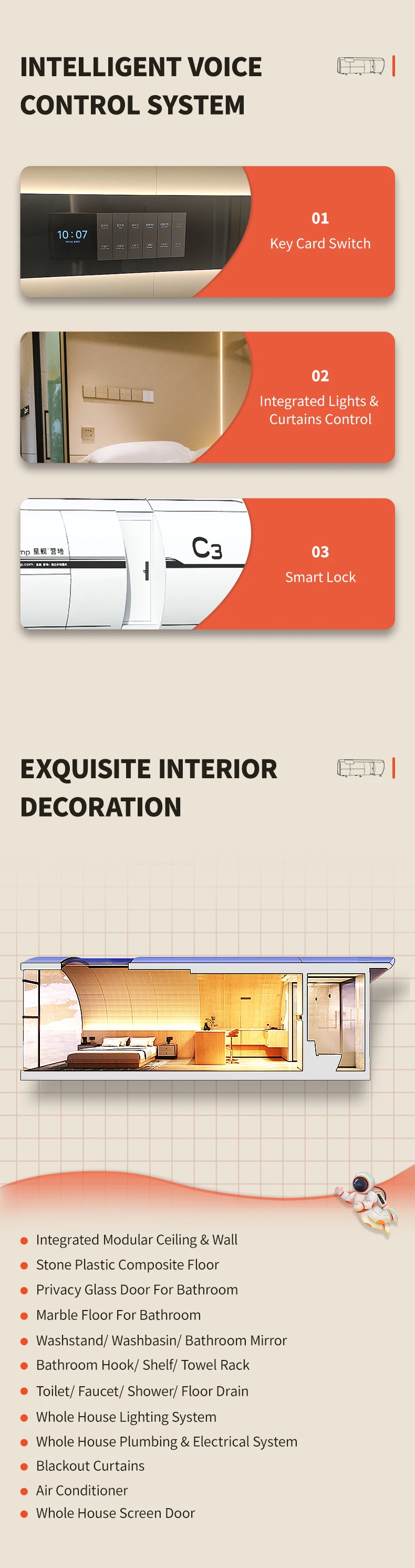 C3 Aluminium Frame Prefab Modular Tiny Home - Luxury & Mobility