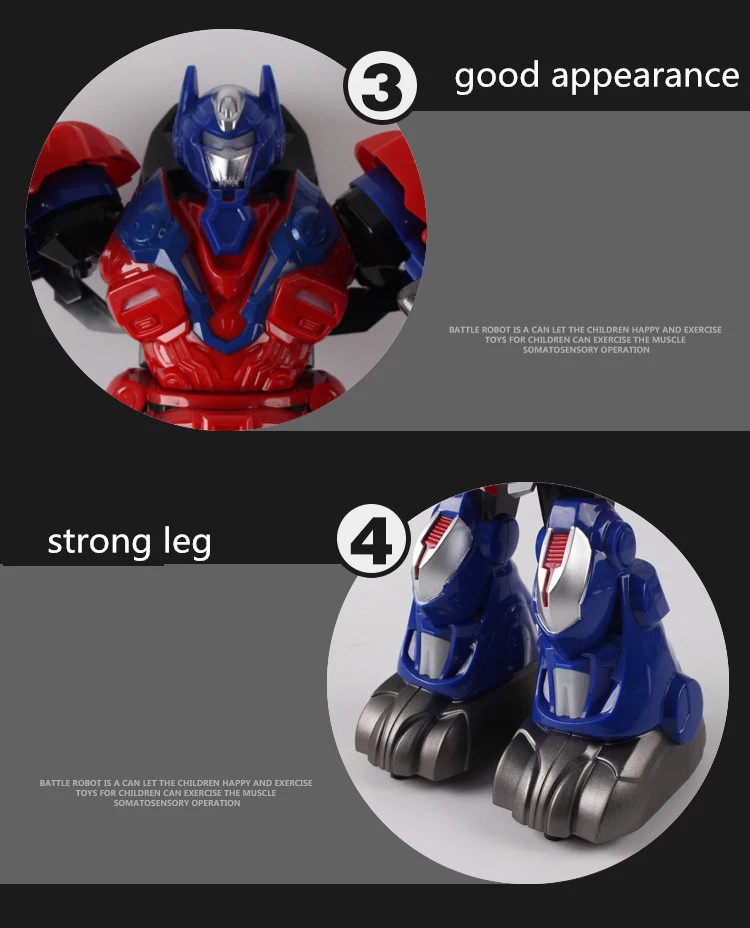 Longxi 2.4g Fighting Robot Toy Remote Control Fighting Robot Battle ...