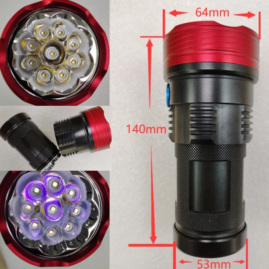 300nm 290nm 293nm 295nm Uvb Led Flash Light for Therapy Lamp Vitamin D