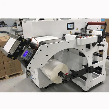 Full Servo System 11kw Turret Adhesive Label Sticker Slitting And ...