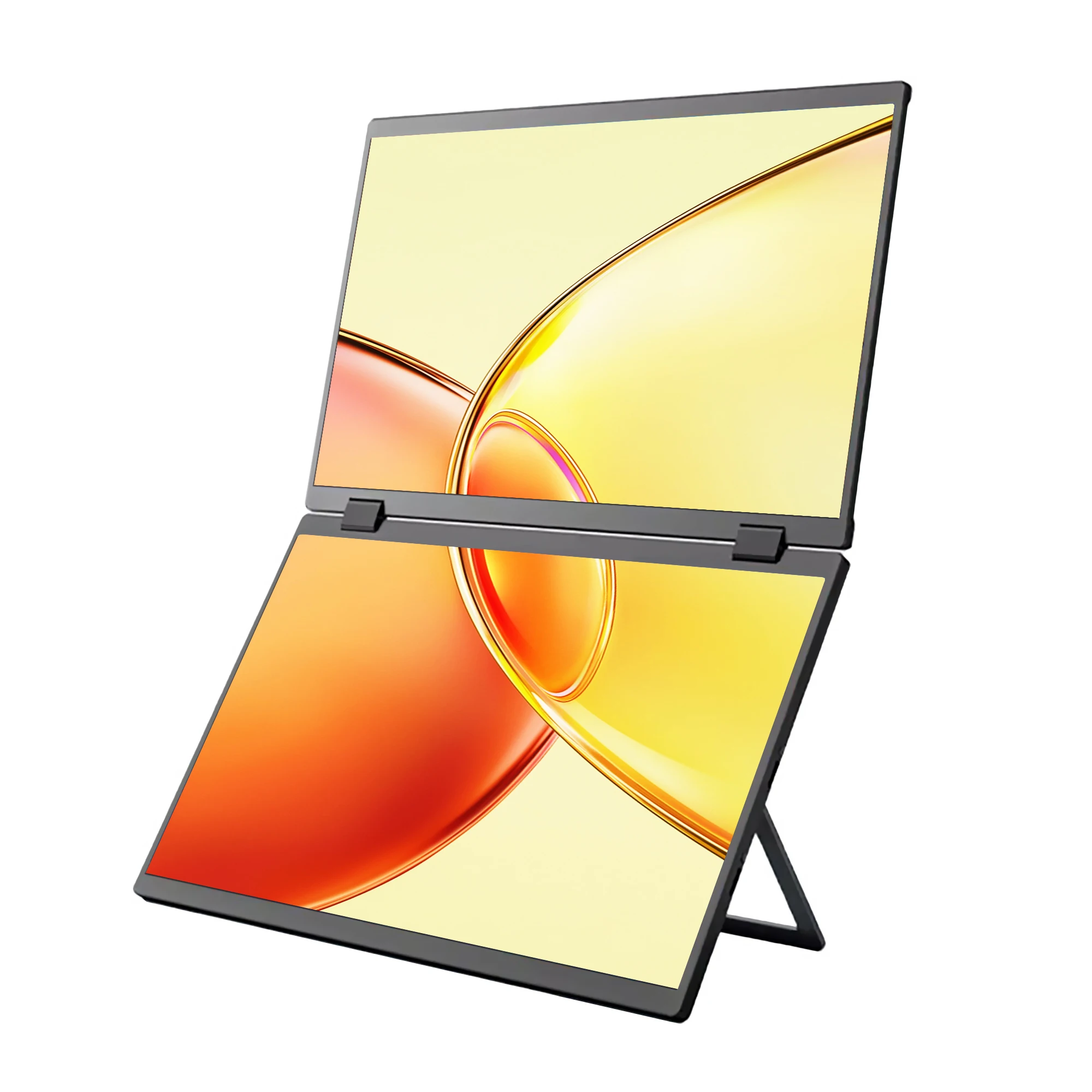 Oem Dual Screen Portable Monitor 15.6 Inch 1080p Lcd Monitors For ...