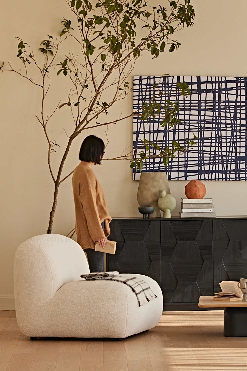 Shop Our Living Room Furniture - Geometric Wabi-Sabi Style