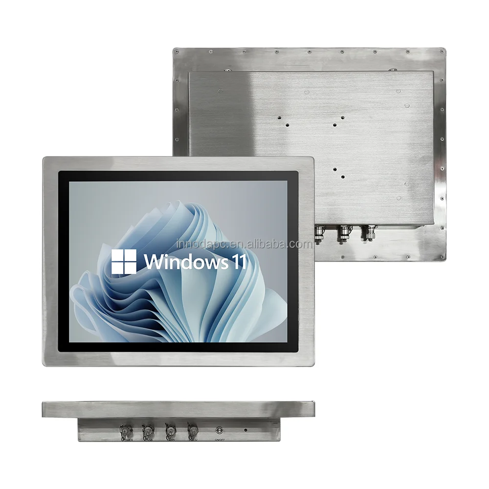 Industrial Hmi Linux Window IP65 Waterproof 10.4 12.1 15 17 19 Inch ...