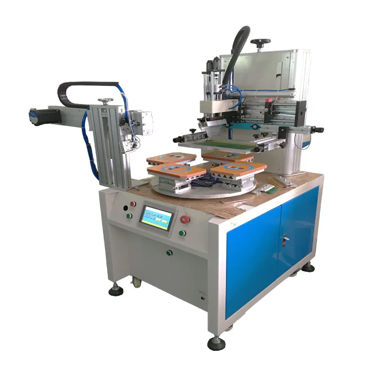 Screen Printers Plastic Package Pvc Glass Printing Machine For Flat ...