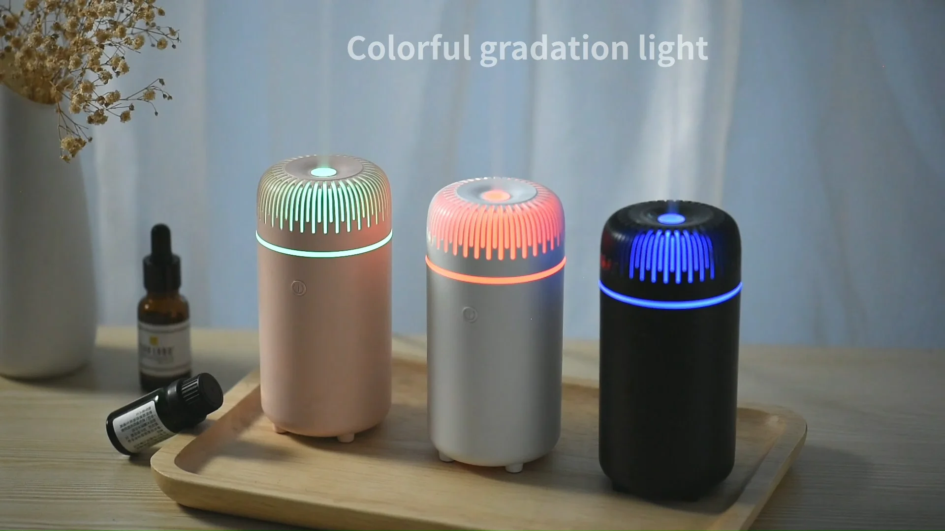 Aromatherapy Usb Cool Mist Mini Portable Customized Car Air Home Essential Oil Humidifier Aroma