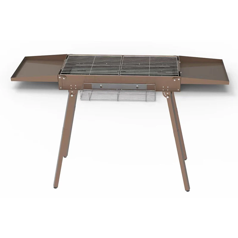 Wilderness Camping Bbq Charcoal Barbecue Grill Household Convenient ...