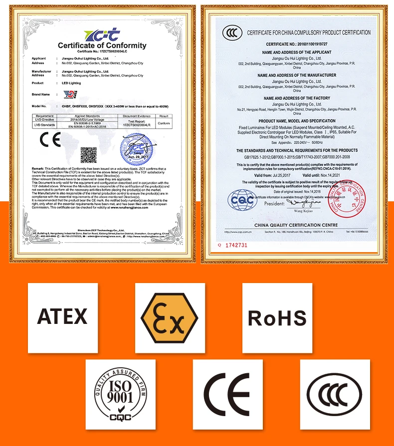 Led Emergency Light With ATEX Certificate Explosion Proof Exit Signs ...