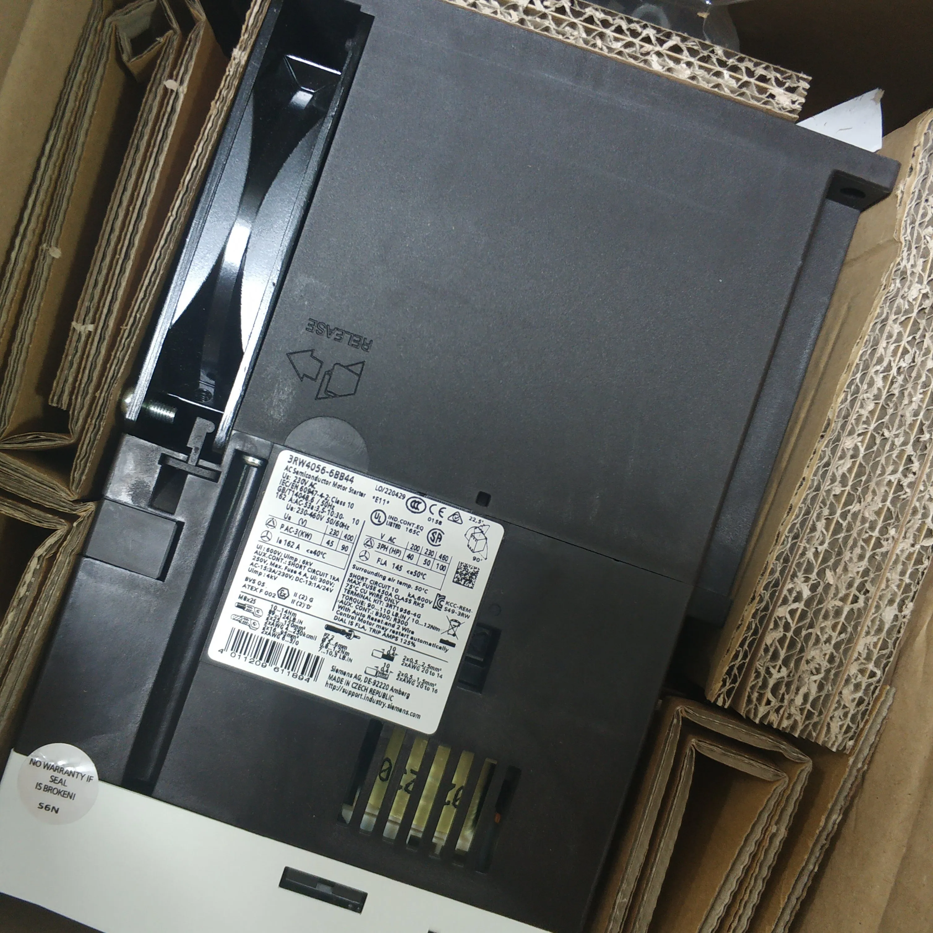 Siemens Ac Semiconductor Motor Starter 3rw4056-6bb44 Soft Starter - Buy ...