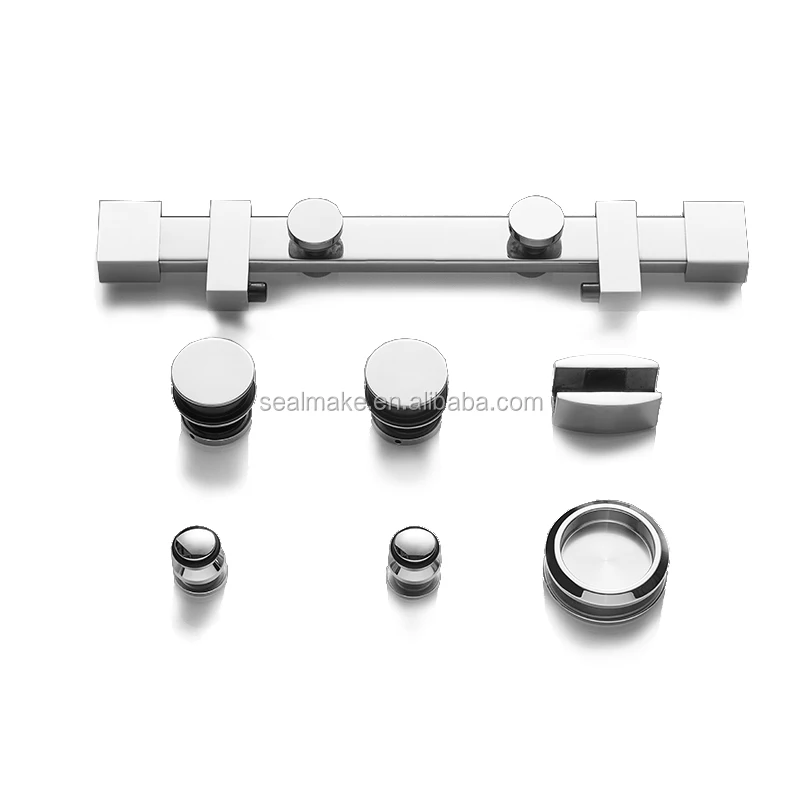 Sliding Door Fittings Hardware Set With 2meter 10*30mm Pipe Tube For ...