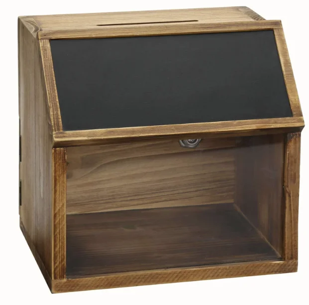 2023 Hot Sale Restaurant Tip Collector and Suggestion Box Wood Comment ...