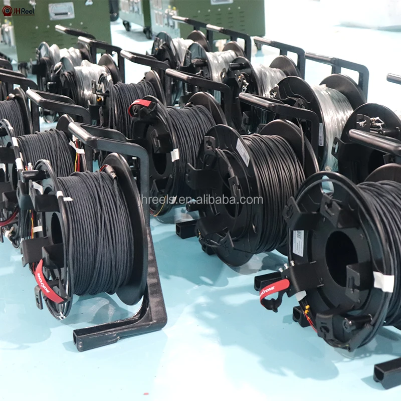 Tactical Fiber Optic Cable Reel PC Drum Reel Empty Drum for Fiber Optic ...