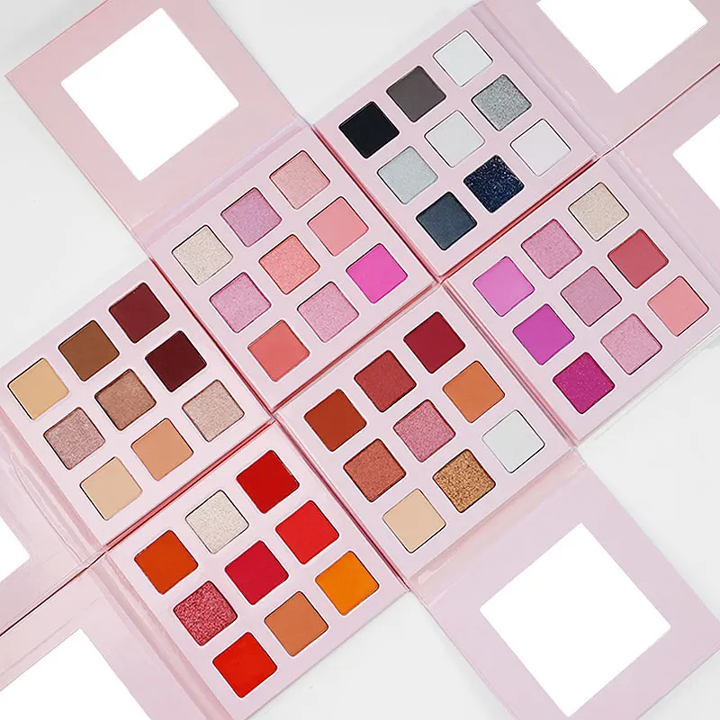 Custom Makeup Shimmer Eye Shadow Palette Private Label Matte Shimmer ...