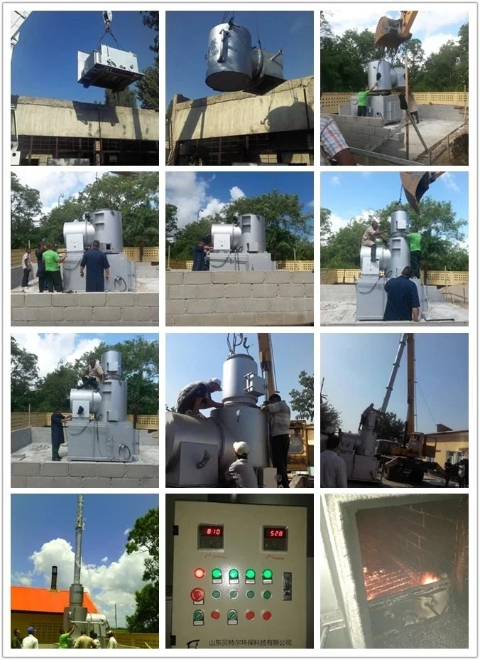 Hotel Industrial General Garbage Burning Solid Professional Incinerator ...