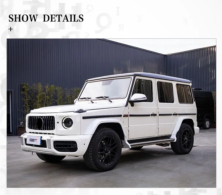 GBT 2024 Mercedes W463 Body Kit - G63 Bumper Lips Conversion