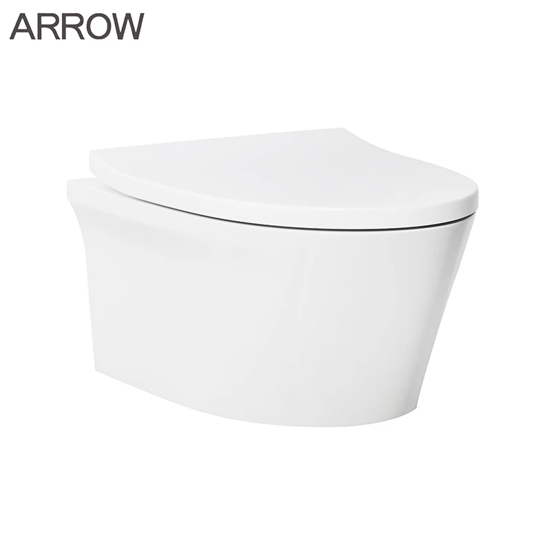 Arrow Wall Hung Toilet Wc Washdown Flush Ceramic Toilets Wall Mount ...