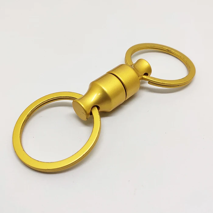 Heavy Duty Key Chain Holder Magnet Keyring - Strong Magnet