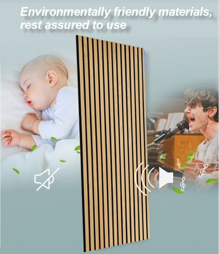 Custom Eco Friendly Wooden Slat Acoustic Sound Proofing Wood Acoustic ...