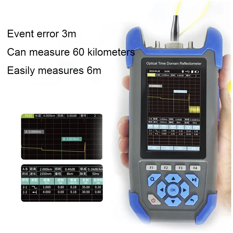 ZXOFC-01 Mini Handheld OTDR Machine Tester Optical Fiber Cable ...
