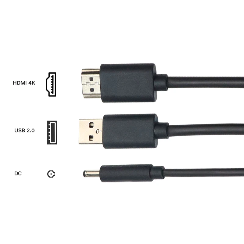Alibaba.com: OEM 3 in 1 extension cable with USB2.0, 3.5mm DC, HDMI 4k ...