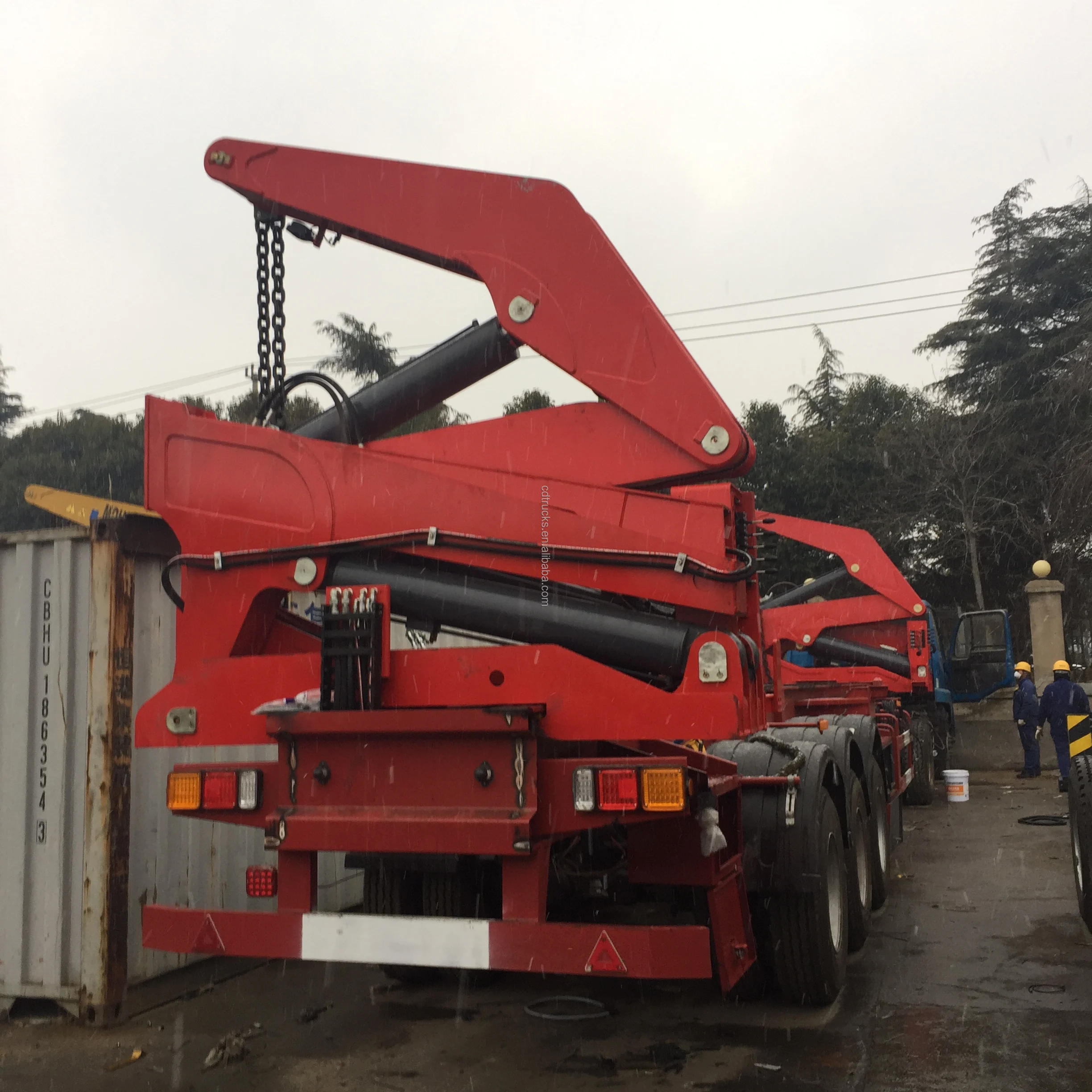 40FT Container Side Loader Sidelifter Truck Trailer for Sale