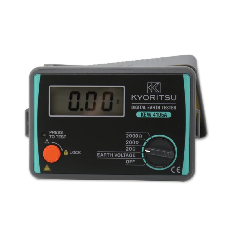Kyoritsu Kew 4105ah Digital Earth Resistance Tester Grounding ...