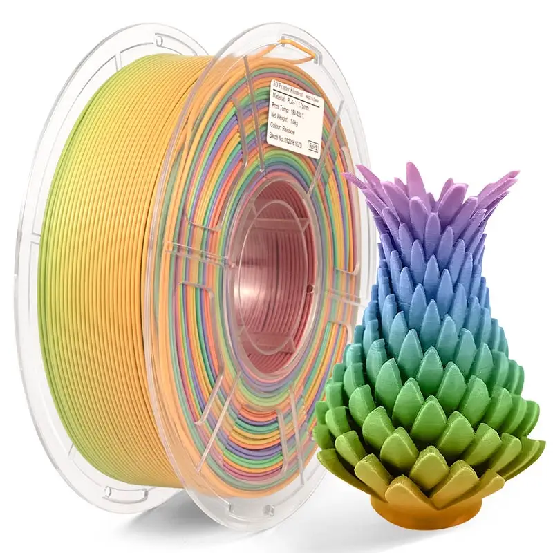 ISANMATE PLA+ Rainbow Filament - 1.75mm, 1kg, ROHS CE