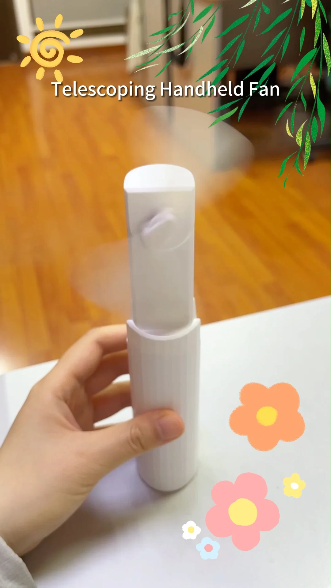 Small Usb Stretchable Retractable Portable Hand Wearable Mini Handheld ...