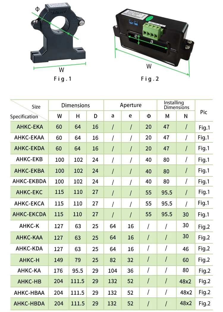 Acrel Ahkc Ekda Hall Effect Open Loop Current Sensor Dc Output For Automation Industry Buy