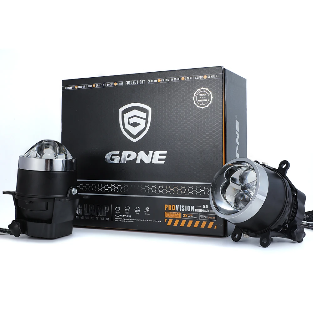 3-Inch Double Direct Laser High Beam LED Fog Lights Auto 3000K-6000K Bi ...