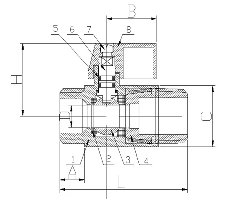 Mini Stainless Steel Double Male Thread Ball Valve - Buy Male Thread ...