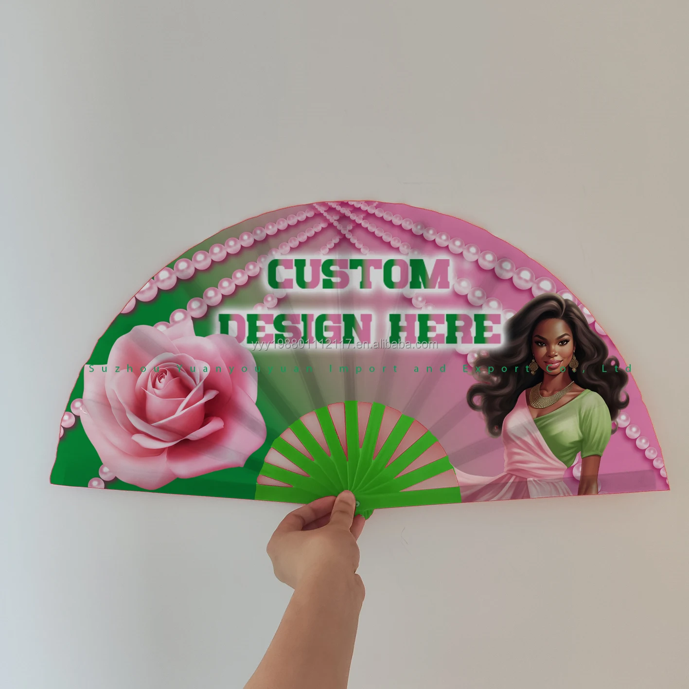 Oes Folding Clack Rave Plastic Decorate Hand Fan for Festivals ...