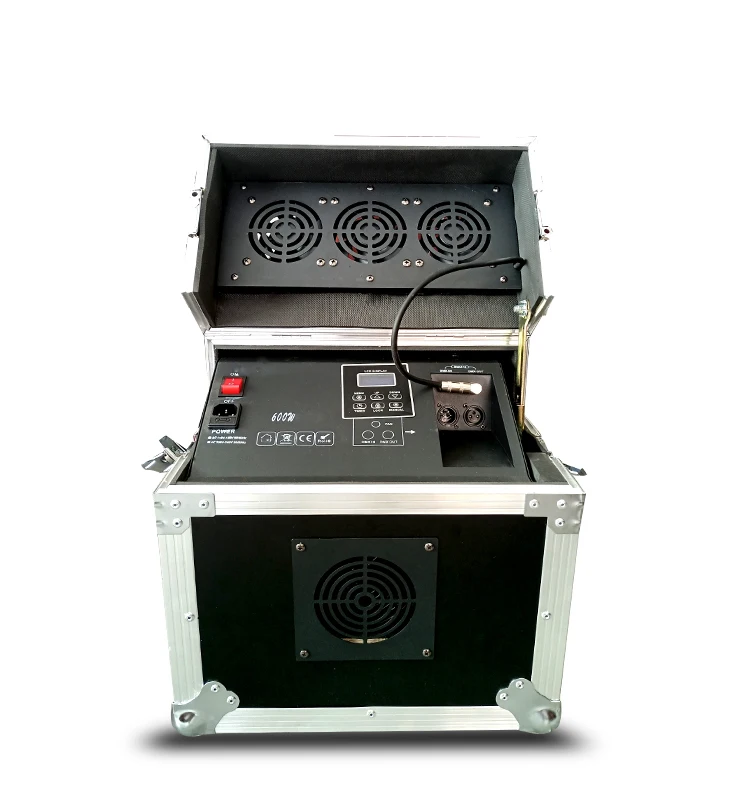 Stage Equipment Double Pipes Fog Machine 600W DMX Hazer Smoke Dual Haze ...