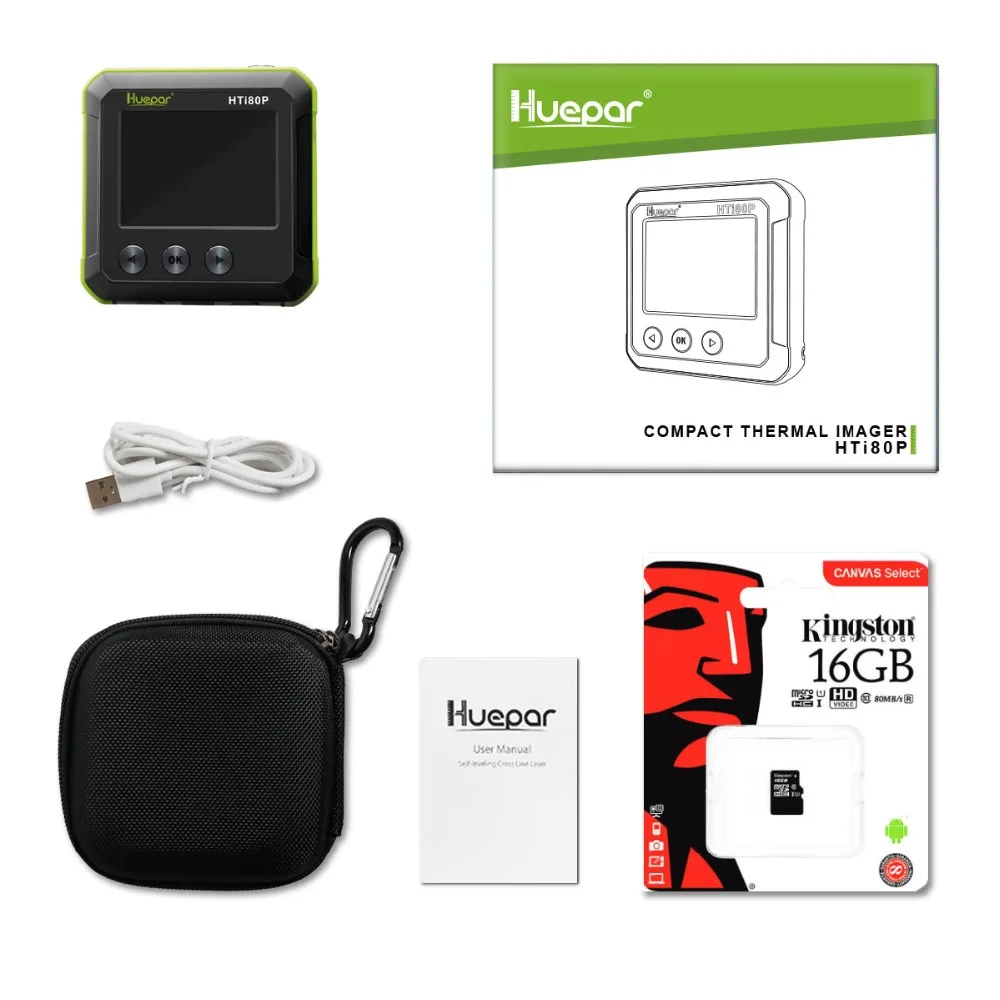 Huepar 포켓 크기의 Ir 열화상 카메라 미니 적외선 해상도 열화상 카메라 디지털 컬러 디스플레이 - Buy Huepar ...