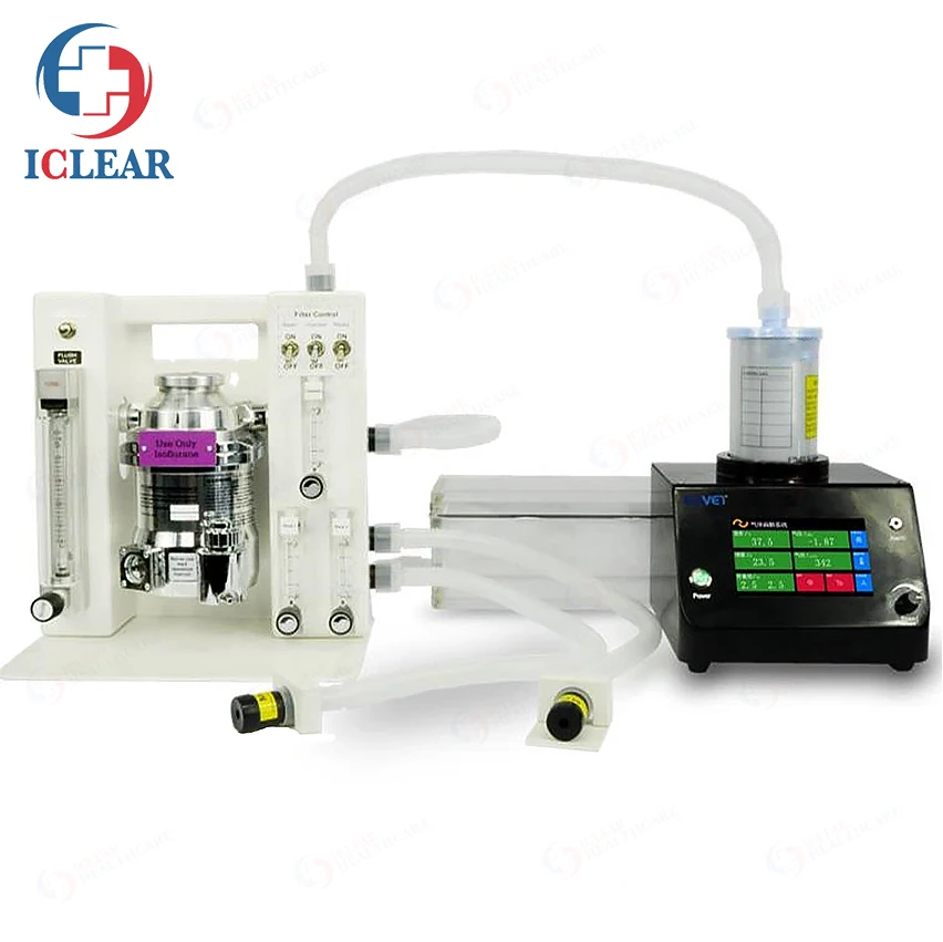 ICLEAR Small Animal Anesthesia Machine - Multichannel Veterinary Anesthesia