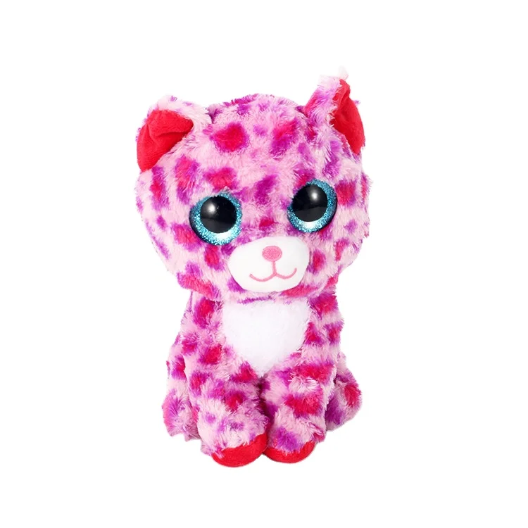 Kawaii Mini Big Eye Stuffed Jungle Forest Animal Series Tiger Plush Toy ...