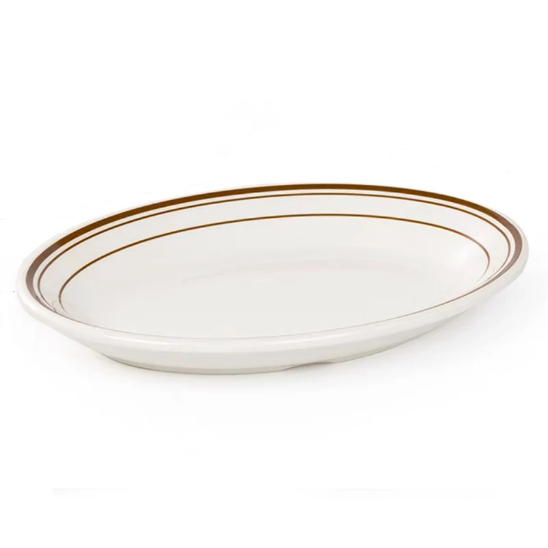 1005 Melamine Dinnerware Oval Dinner Plate Melamine Charger Plates Oval ...