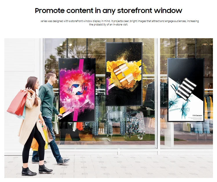 Digital Window Display Signage Advertising Android Player Digital ...