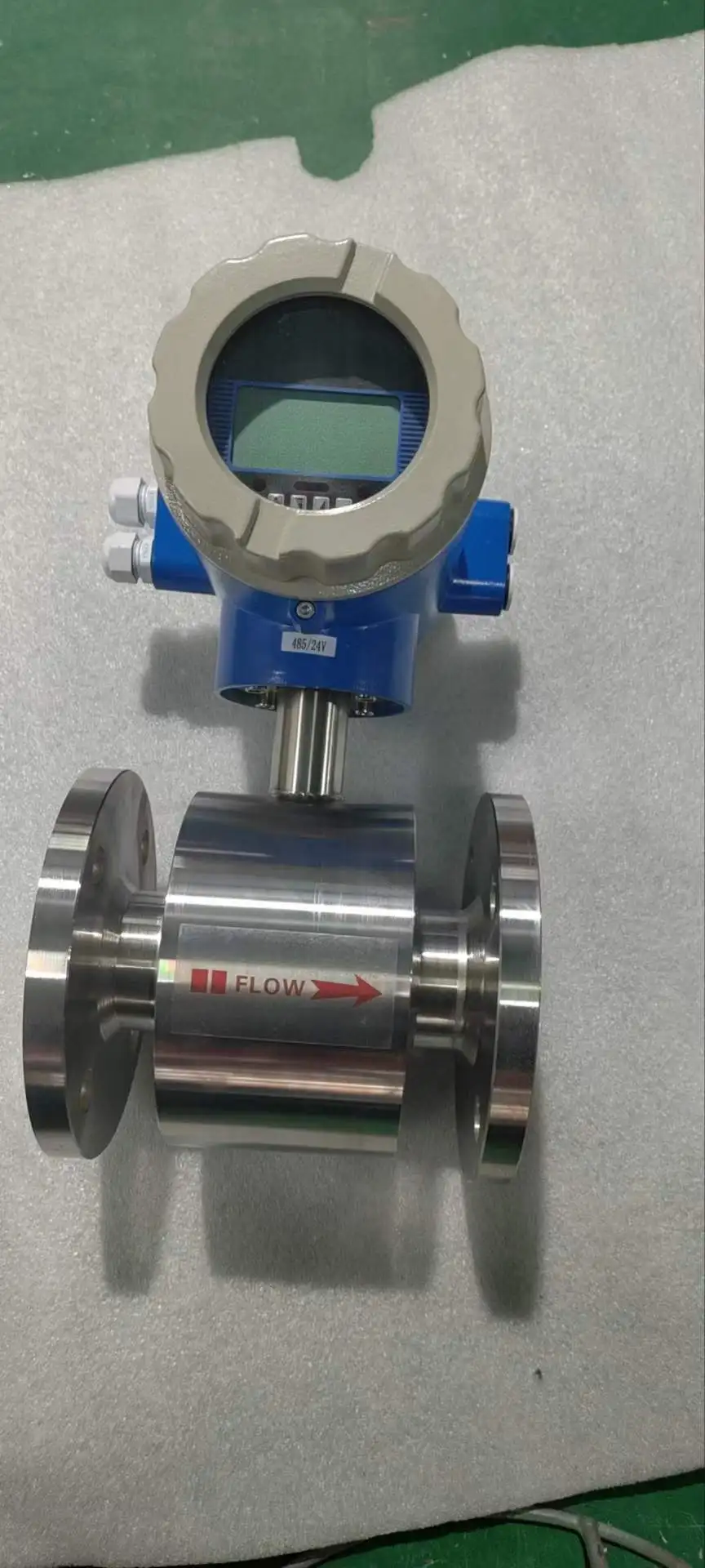 Dual Power Input Electromagnetic Flowmeter GPRS Function Water Flow ...