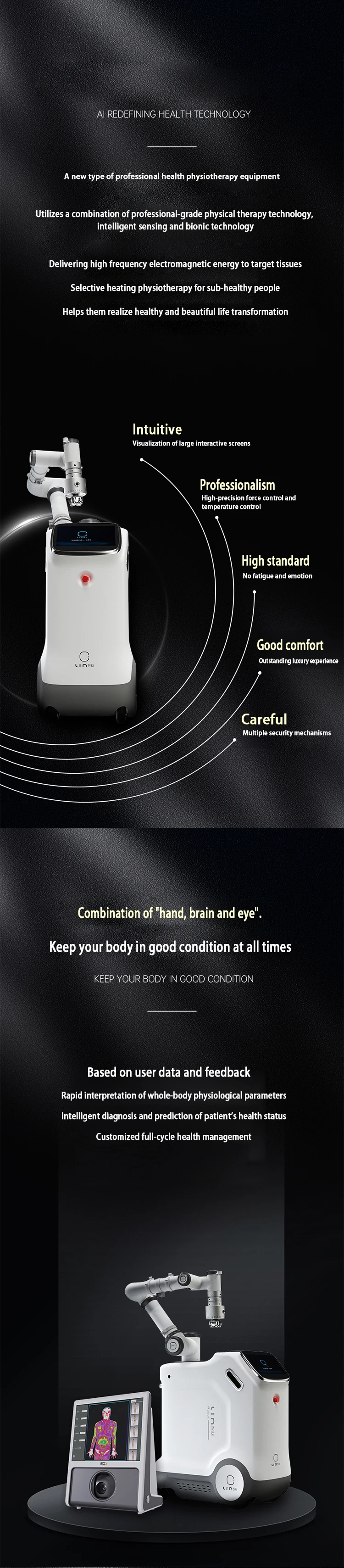 Physiotherapy Whole Body Acupuncture Pain Relief Therapy For ...