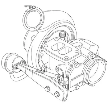 Original Turbocharger garr Ett gt5018brns 895473-0001 5802744142/ ...